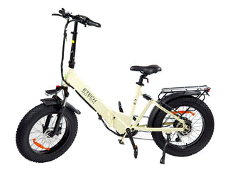 UK Step Through Folding Electric Fat Bike Super Long Range 48V 250W ...