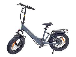 UK Step Through Folding Electric Fat Bike Super Long Range 48V 250W ...